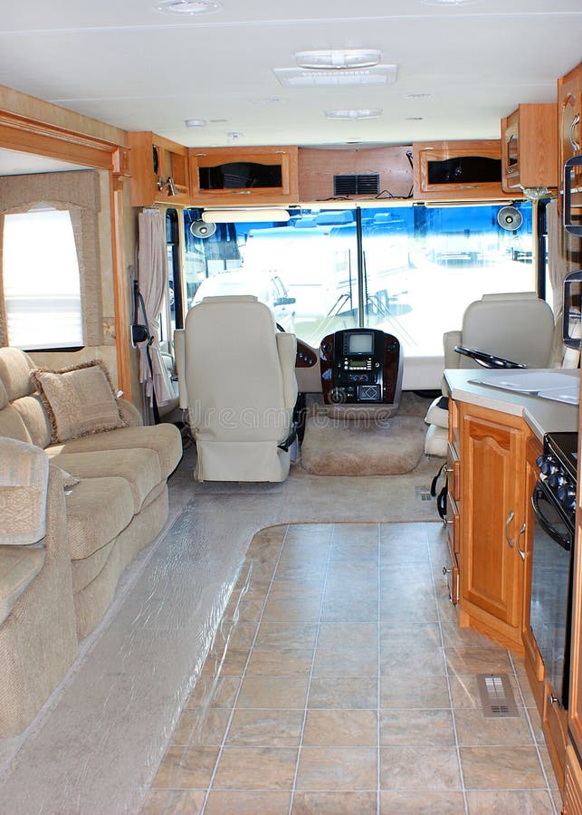 Interior of an RV stock photo. Image of automotive, excursion - 210517414