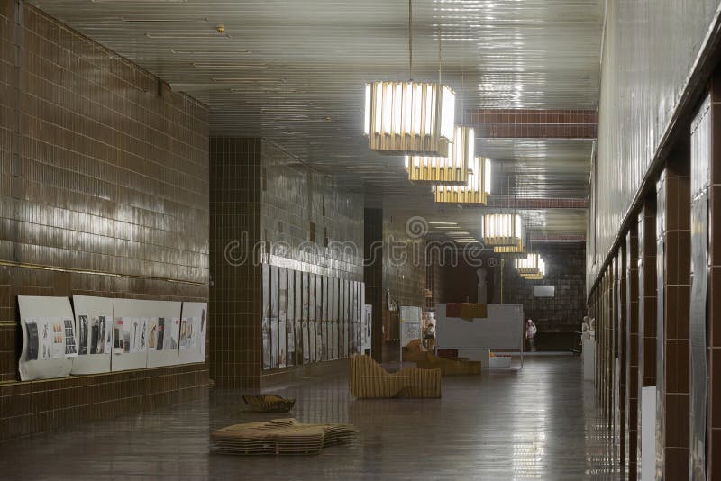 Interior of the 1970s in the Style of Soviet Modernism. Kyiv National ...