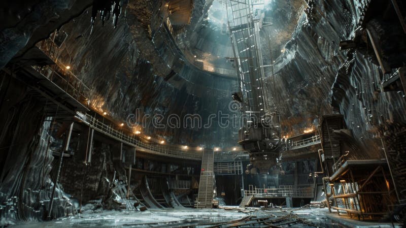 The Interior of the Salt Dome is Surprisingly Spacious with Room for ...