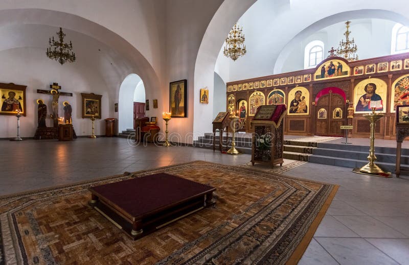 Interior of the Saviour Cathedral at the St. George Yuriev Ort ... Interior of the Saviour Cathedral at the St. George Yuriev Ort ...