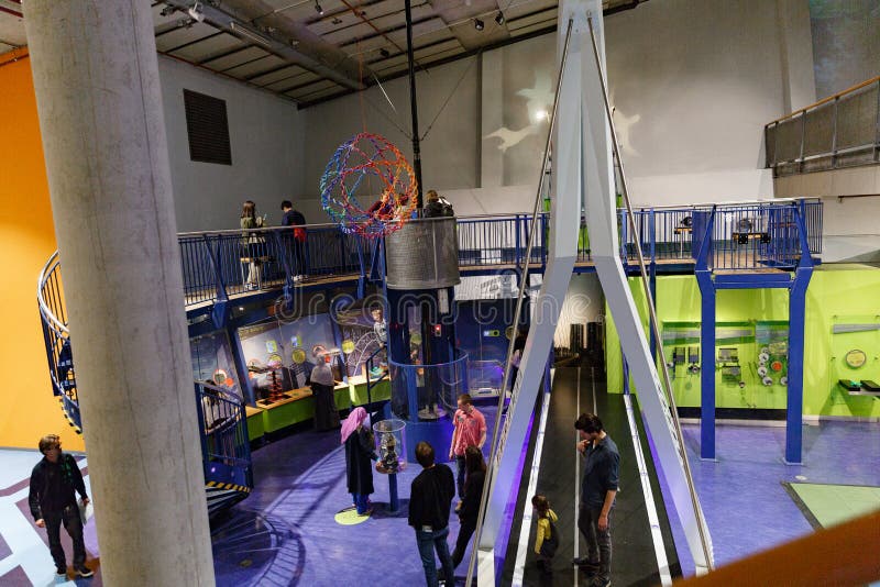 Interior of the Science Center Nemo in Amsterdam. the Museum Has ...