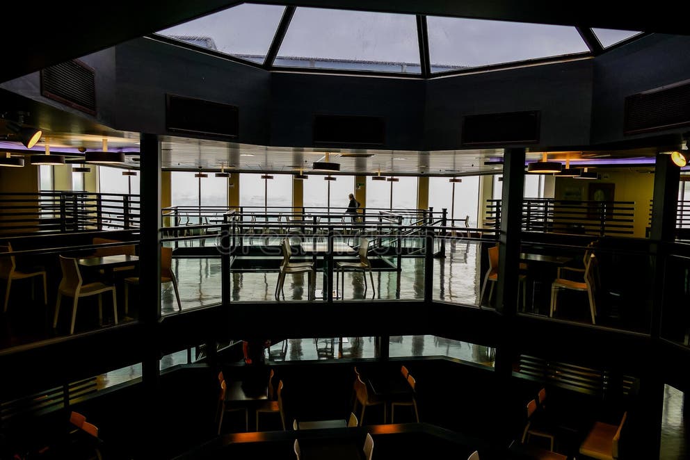 Interior Seating of a Modern Sea Ferry Boat Stock Photo - Image of boat ...