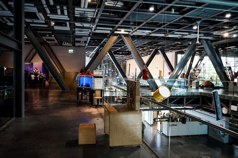 Interior of the Second Floor at the Copernicus Science Center in Warsaw ...