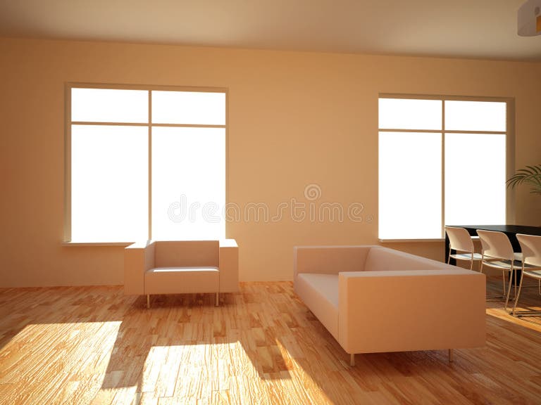 Interior Set Two Hundred Six Stock Illustration - Illustration of light ...