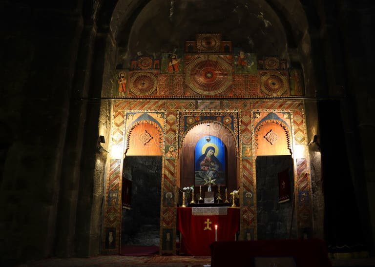 Interior of Sevanavank (Sevanavank Monastery) in Armenia Editorial ...