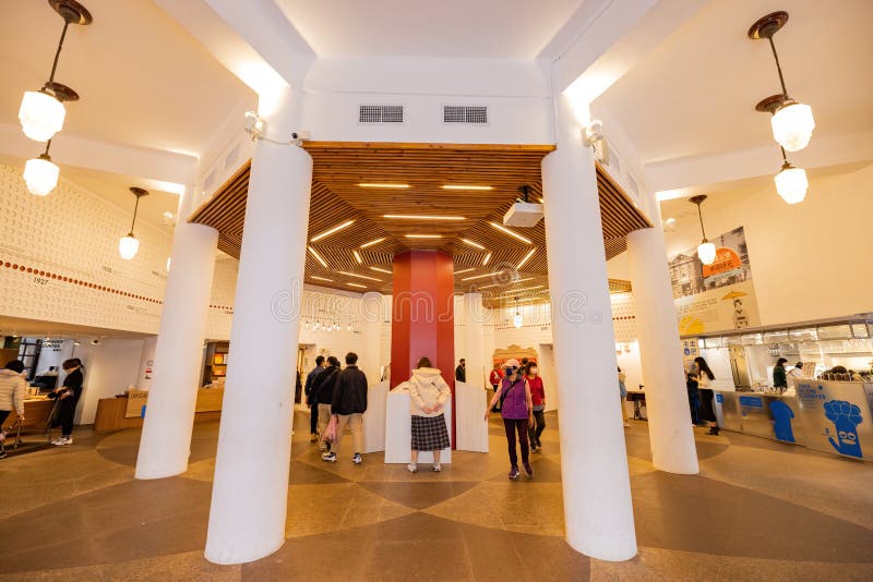 Interior Shot of the Red House Editorial Stock Image - Image of taipei ...