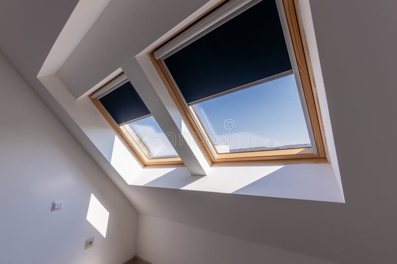 Interior Shot of a Roof Windows. Dormer Windows. Roof Windows, Skylight ...