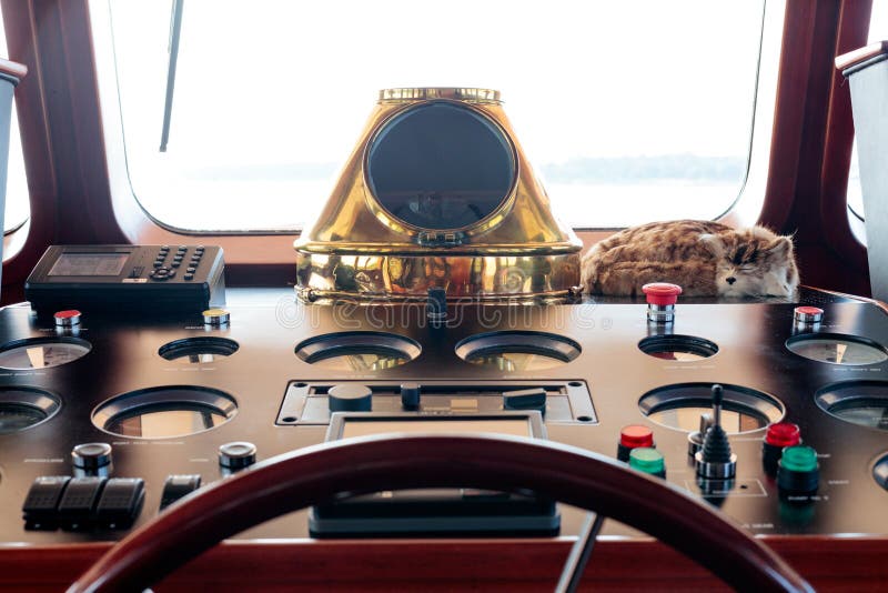 Ship Captain Control Room Dashboard Stock Photos - Free & Royalty-Free ...
