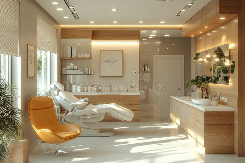 Interior Design of a Small Medical Center with Minimalistic Style and ...