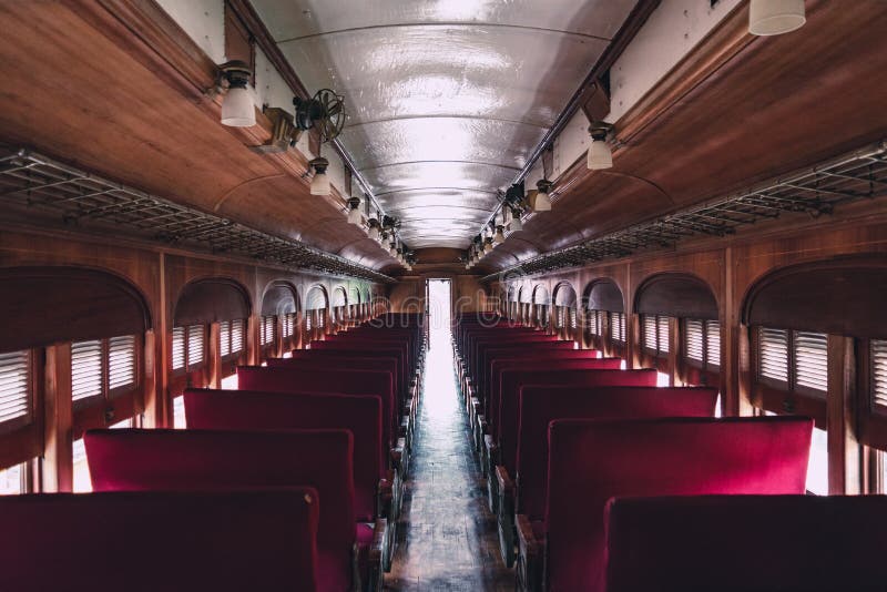 Interior Side of a Train in Puebla Mexico Stock Photo - Image of ...