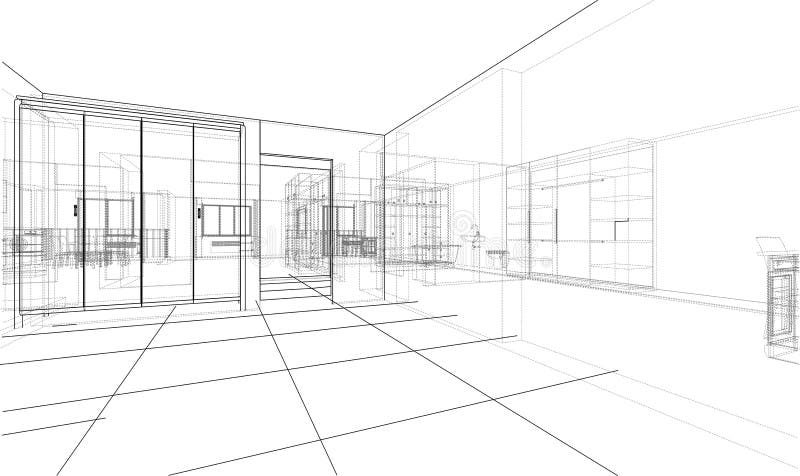 Simple Blueprint Interior Design