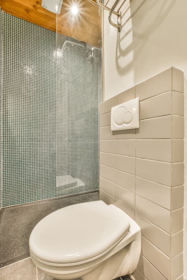 Small clean restroom stock image. Image of empty, indoor - 238108077