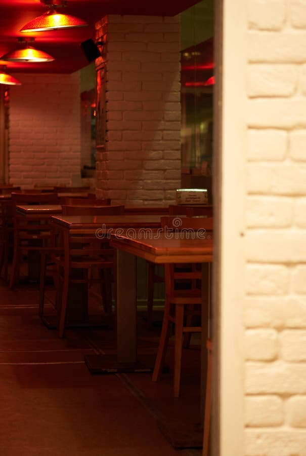 Interior small cozy cafe stock image. Image of recreation - 82085237