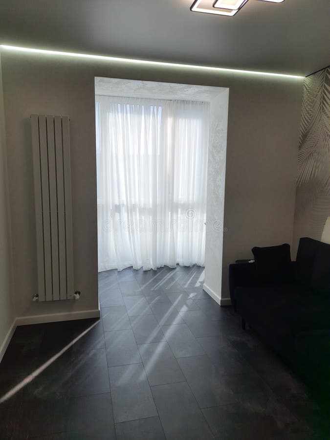 The Interior of a Smart Apartment, a Wonderful Stylish Home. Stock ...