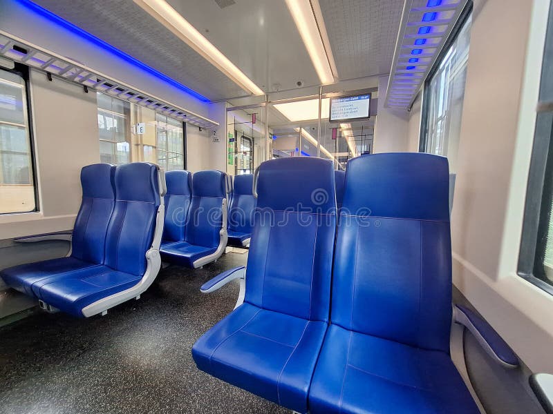 Interior of the SNG Local Commuter Sprinter Train of NS Editorial Photo ...