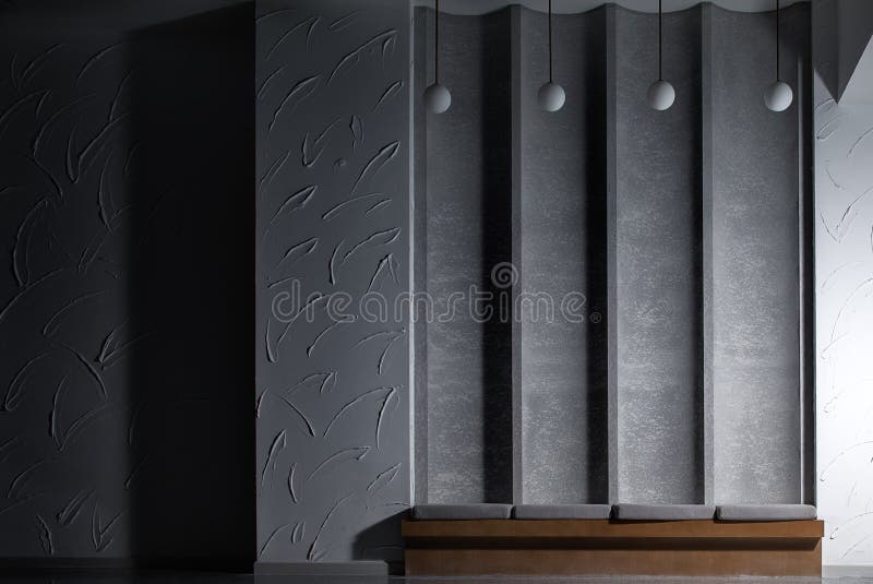 Interior Space Picture with Light and Shade Contrast Stock Image ...