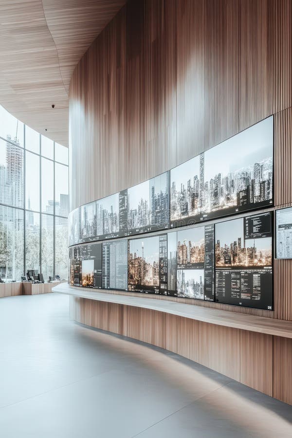 Sunlight Streams into the Empty Room through the Windows of the ...