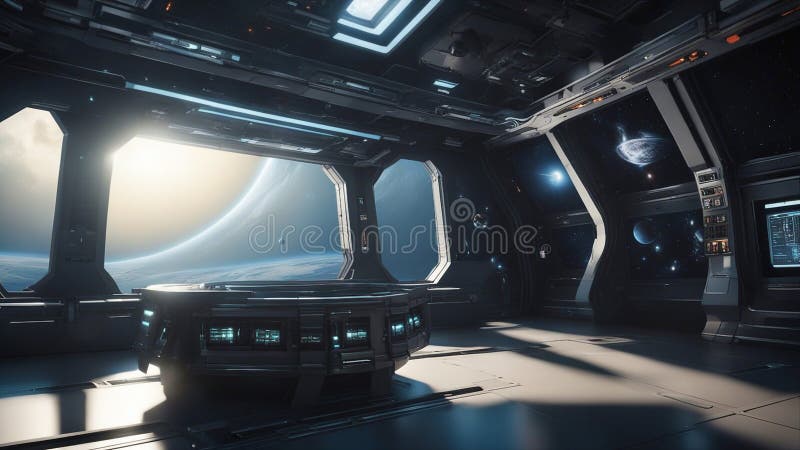 Interior of a Space Station _ Inside of an Alien Space Station ...