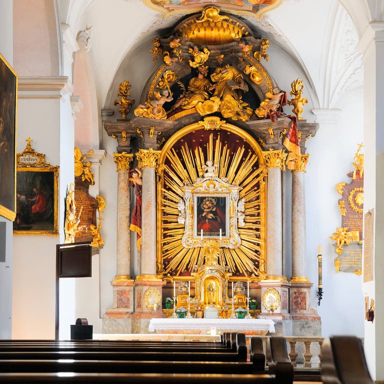 123 Rococo Church Interior Munich Stock Photos - Free & Royalty-Free ...