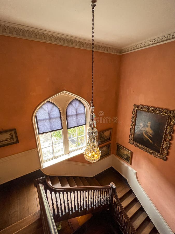 Interior Staircase editorial photo. Image of luxury - 299469086