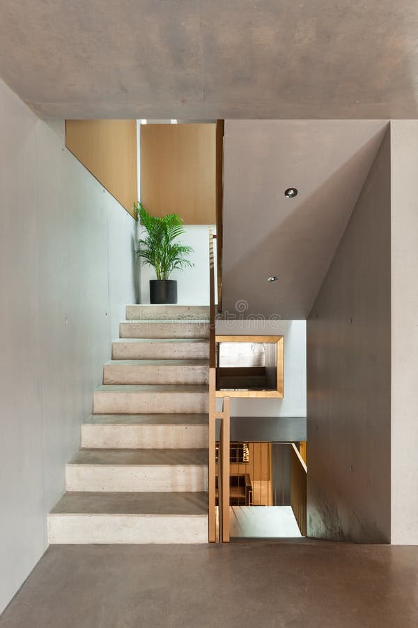 Interior, staircase stock photo. Image of step, wall - 45486518