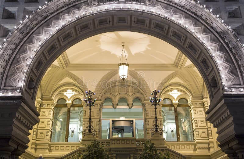 Interior Store GUM, Red Square, Moscow, Russian Federation Editorial ...