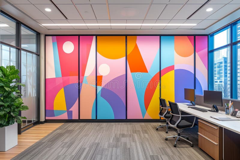 The Interior of a Stylish Corporate Recreation Area. Modern ...