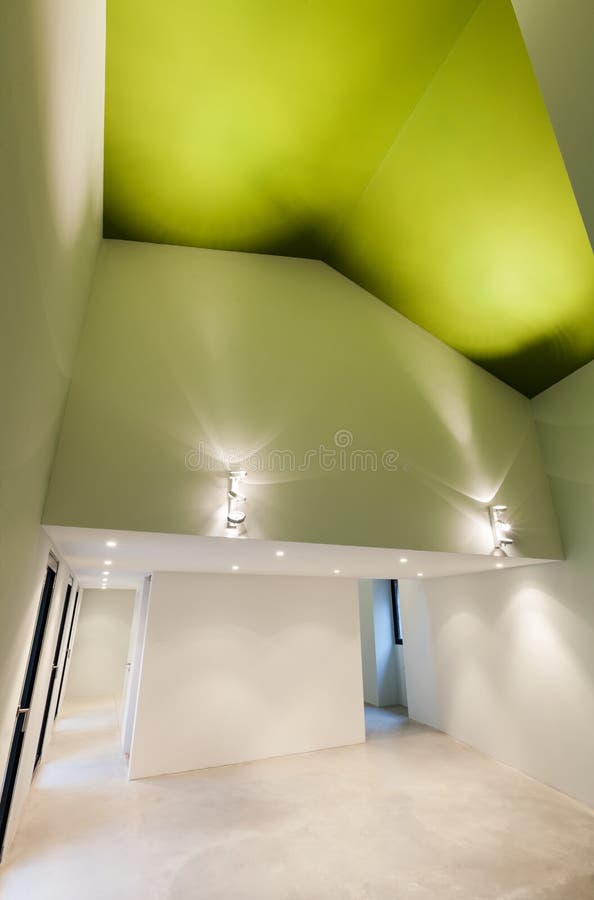 Modern house interior stock image. Image of space, sparse - 29825263