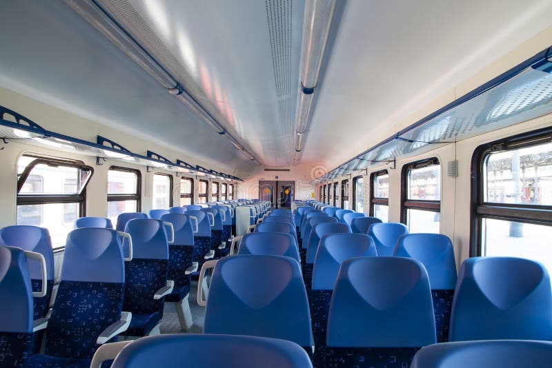 Train On Moscow Passenger Platform (Yaroslavsky Railway Station ...