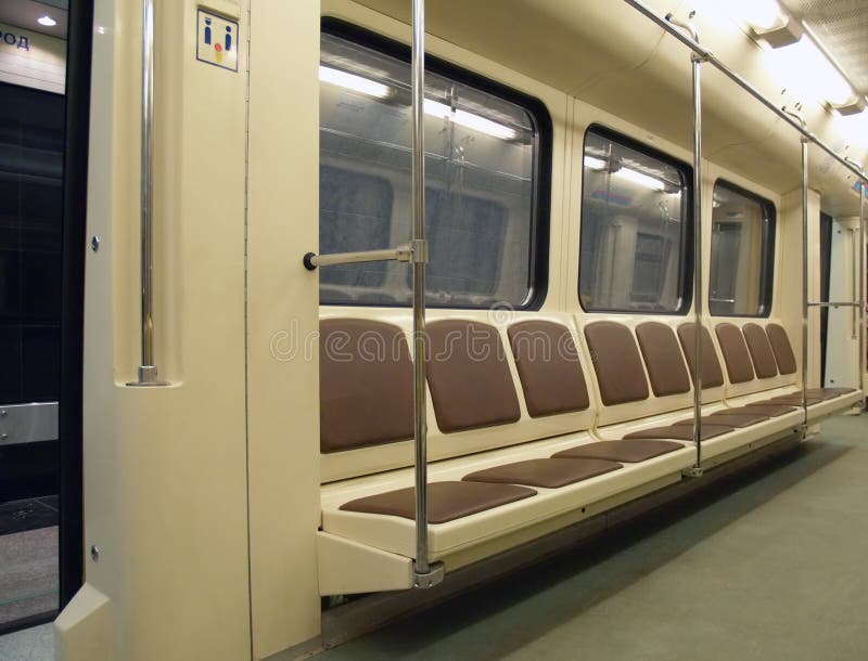 Inside of an Old Subway Car Stock Photo - Image of travel, metro: 1214186