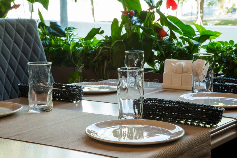 The Interior of the Summer Cafe Stock Image - Image of home, coffee ...