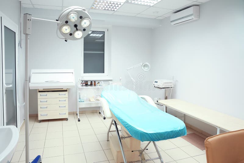 Interior of surgery room stock photo. Image of interior - 141599504