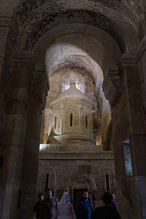 The Interior of the Svetitskhoveli Cathedral in the Mtskheta City in ...