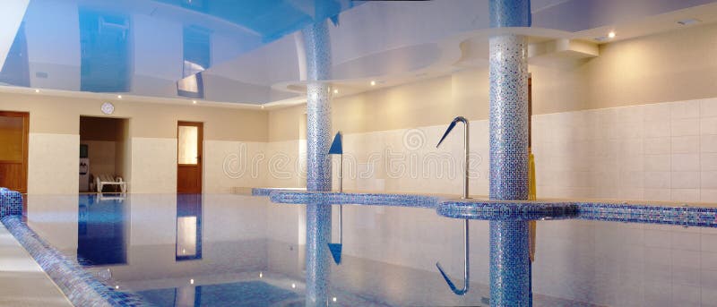 Interior of the Swimming Pool Stock Image - Image of cozy, hotel: 52495467