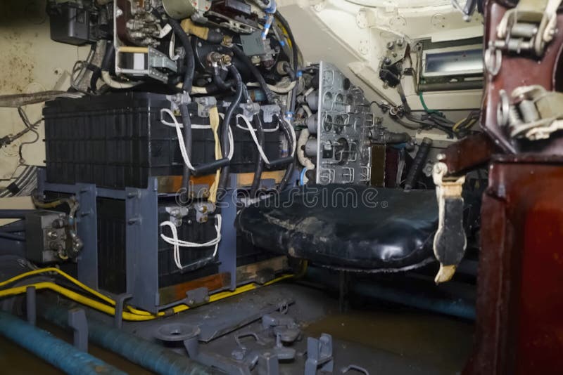 Interior of T-72 Tank in Control Cabin Stock Photo - Image of ...