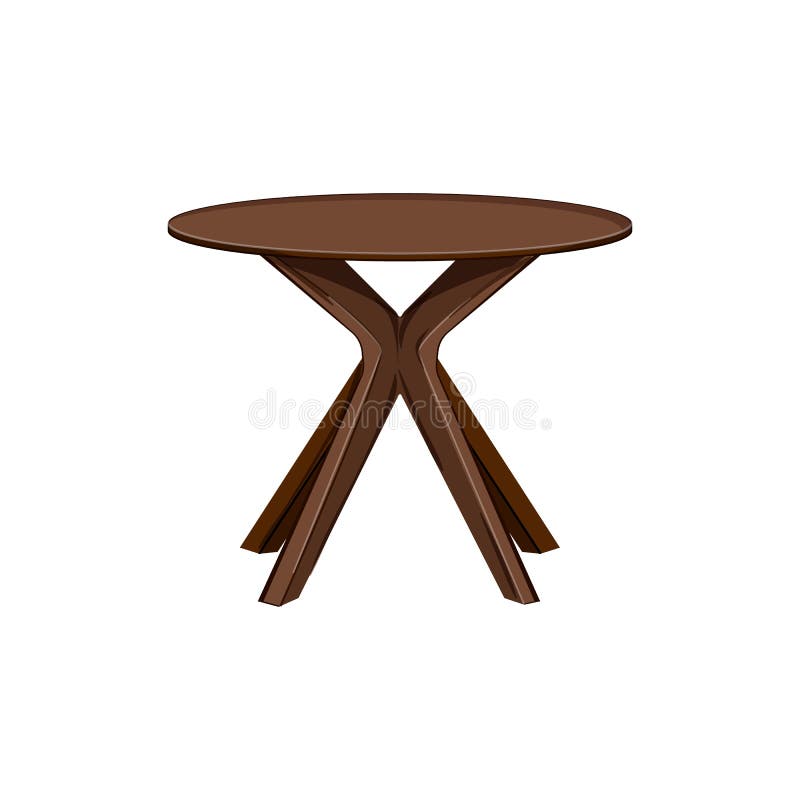 Interior Table Dining Cartoon Vector Illustration Stock Illustration ...