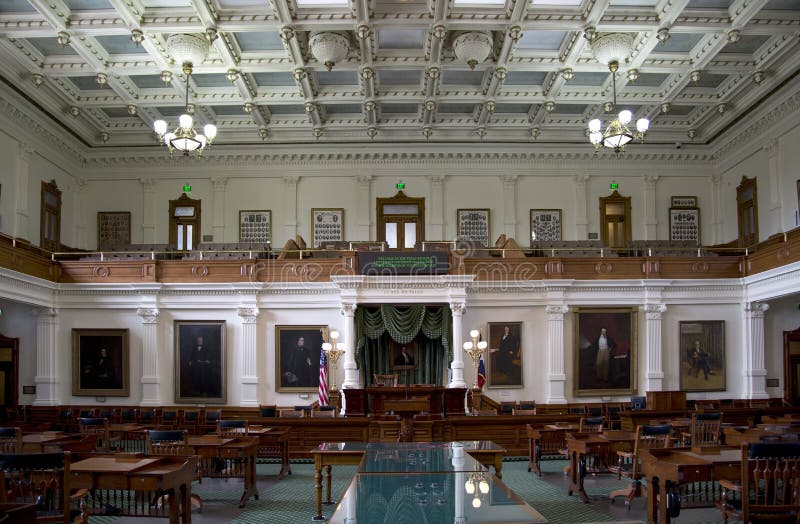 Interior Texas State Legislature Office Editorial Stock Image - Image ...
