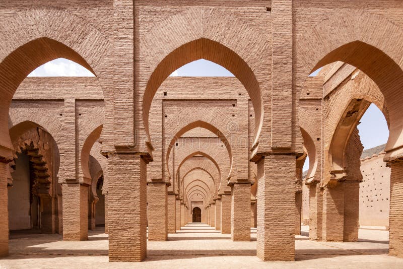 Tinmal Mosque Interior High Atlas Morocco Stock Photo - Image of erbe ...