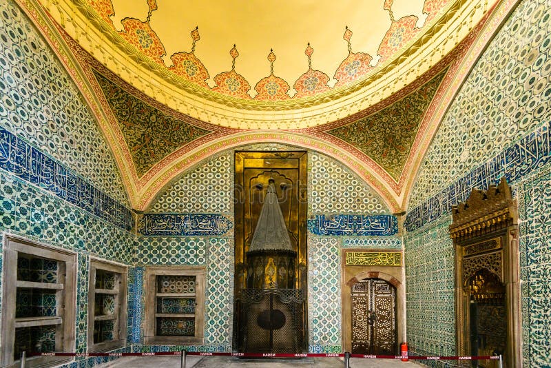 The Interior of Topkapi Palace Stock Image - Image of beautiful, harem ...