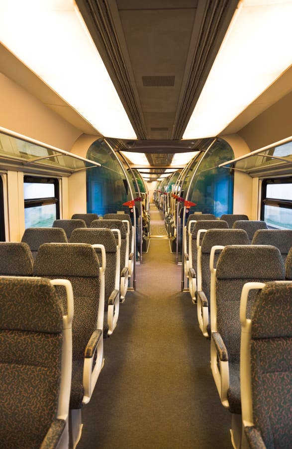 Interior of train stock image. Image of rail, seat, carriage - 22325577