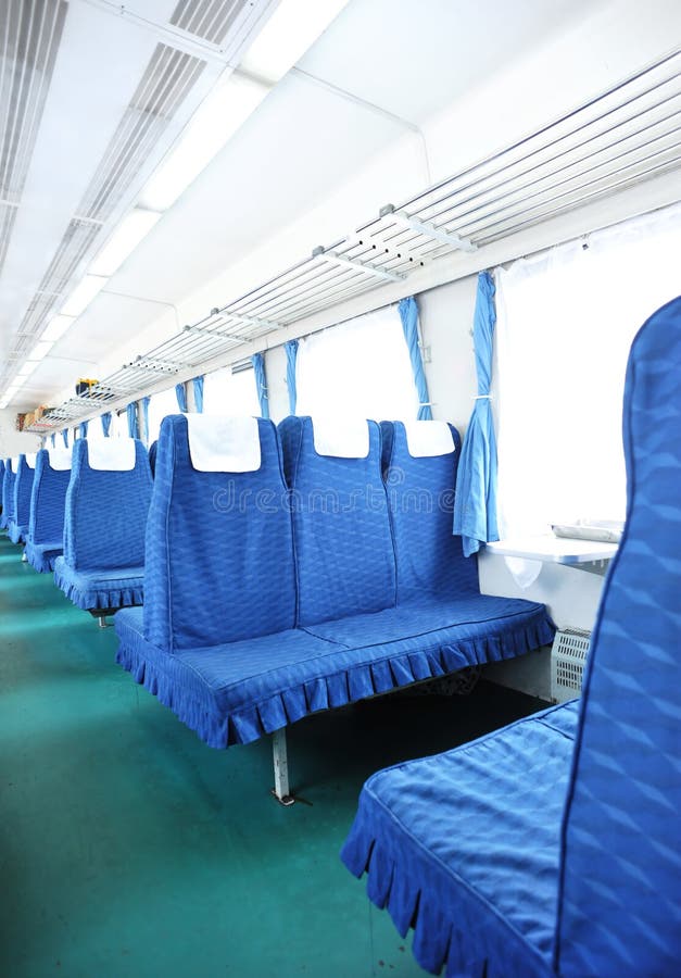 Interior of train stock photo. Image of compartment, rack - 23932206