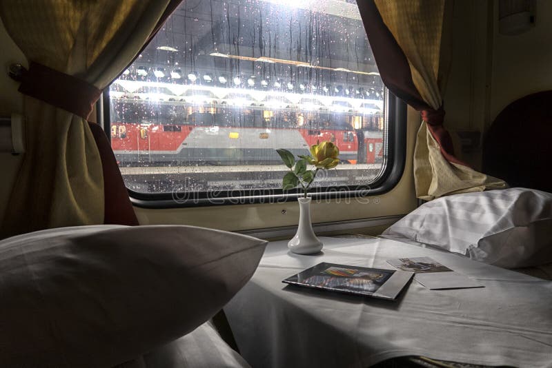 Inside Old Train Sleeping Car