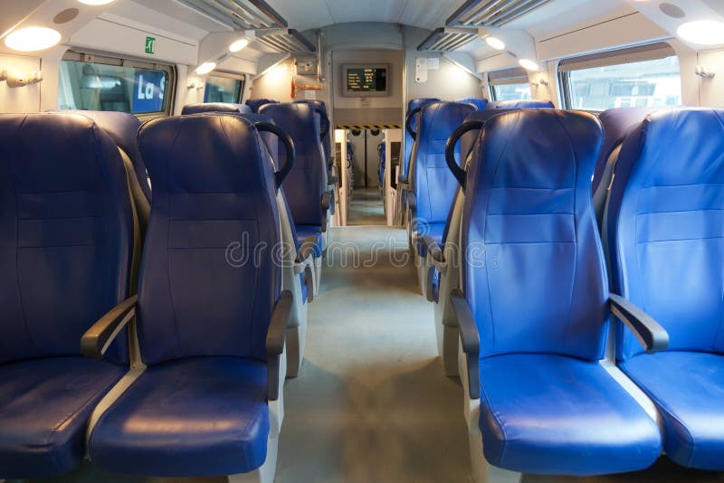 Interior of the Train of the Long-distance Message Stock Image - Image ...