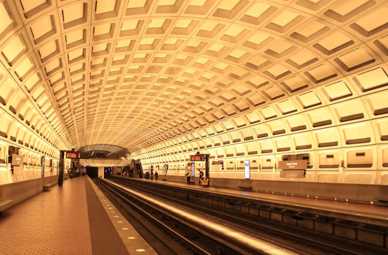 Interior Train Tunnel DC editorial stock photo. Image of railway ...
