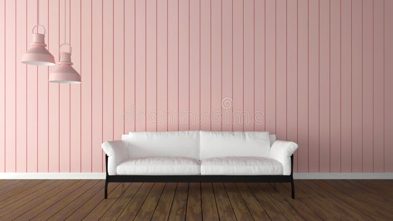Interior Trends 3d Render Rose Quartz Stock Illustration - Illustration ...