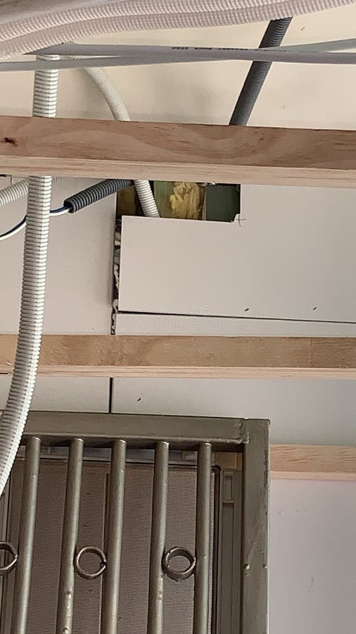 The Interior Trim of the Ceiling T-bars, As Well As the Electrical and ...