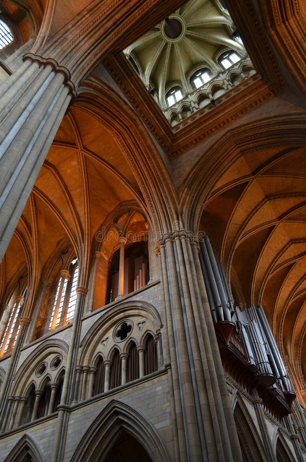 Interior of Truro Cathedral. Editorial Stock Photo - Image of angle ...