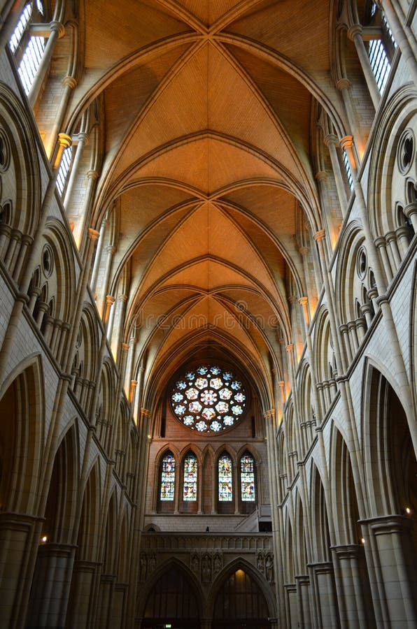 Interior of Truro Cathedral. Editorial Stock Image - Image of truro ...