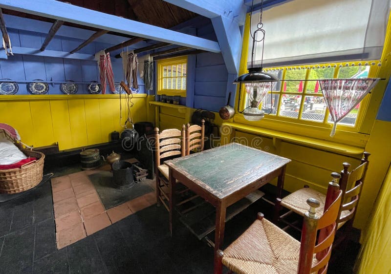 Interior of a Typical Old Dutch Village House Stock Photo - Image of ...