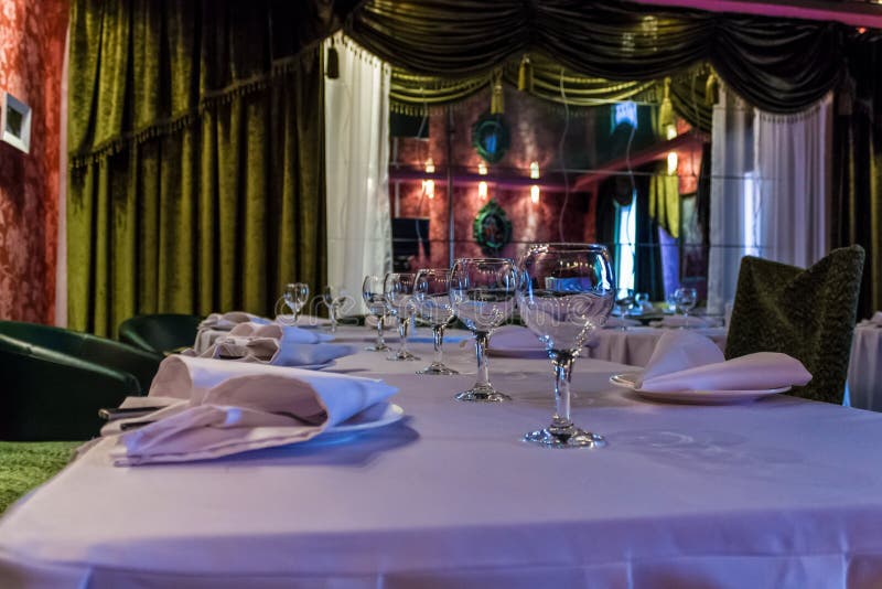 Interior of the Restaurant in Sochi Editorial Stock Image - Image of ...